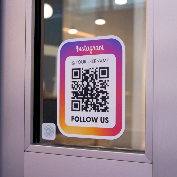 Personalised Instagram Window Stickers: 10 for $87.07 | 360onlineprint