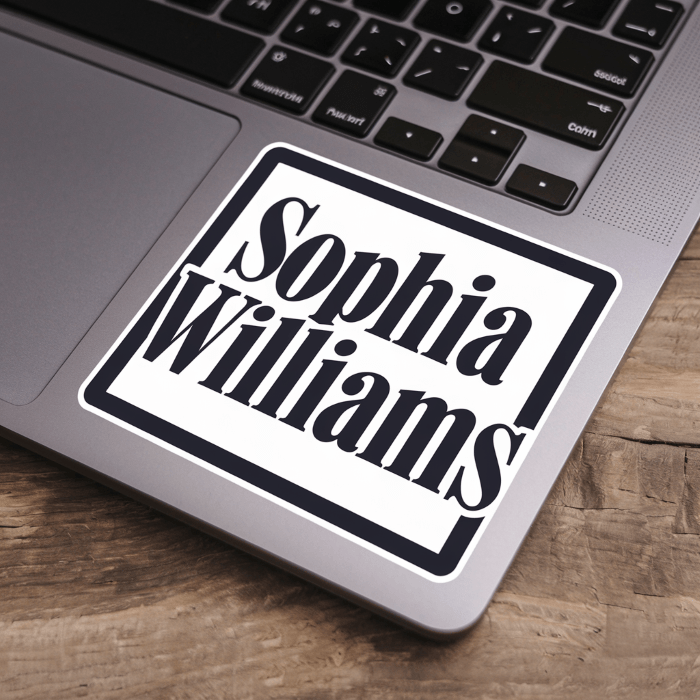 Personalised Stickers: 500 for £12.45 | BIZAY