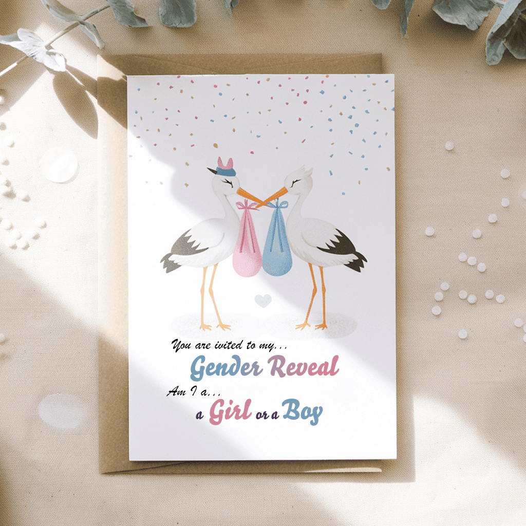 Gender Reveal Flyers | 360onlineprint