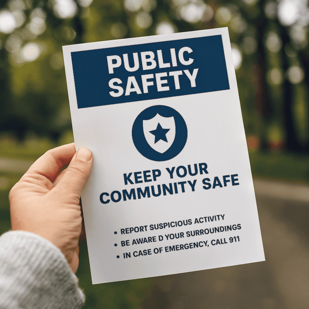Public Safety Flyers | BIZAY
