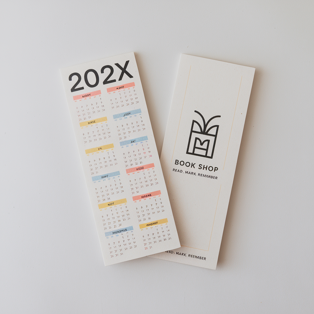Marcapáginas Calendarios personalizadas: 100 por 8,59 € | 360imprimir