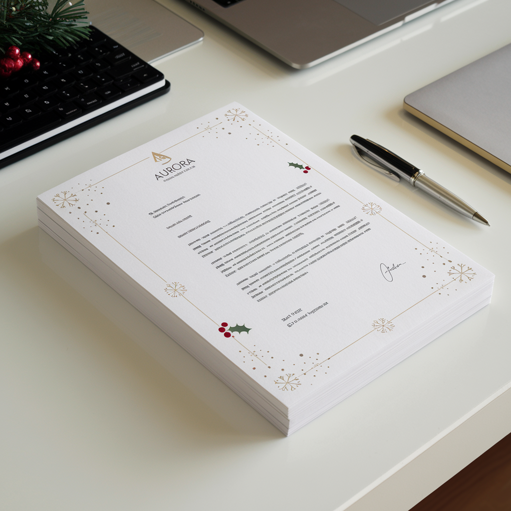 Papel de Carta de Navidad personalizadas: 1000 por 39,49 € | 360imprimir