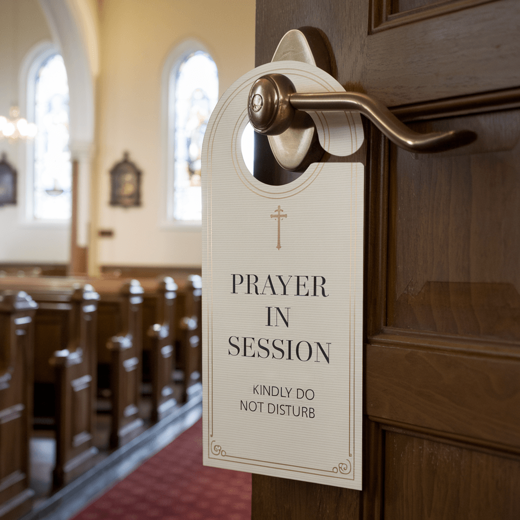 Personalised Church Door Hangers: 100 for $24.67 | 360onlineprint