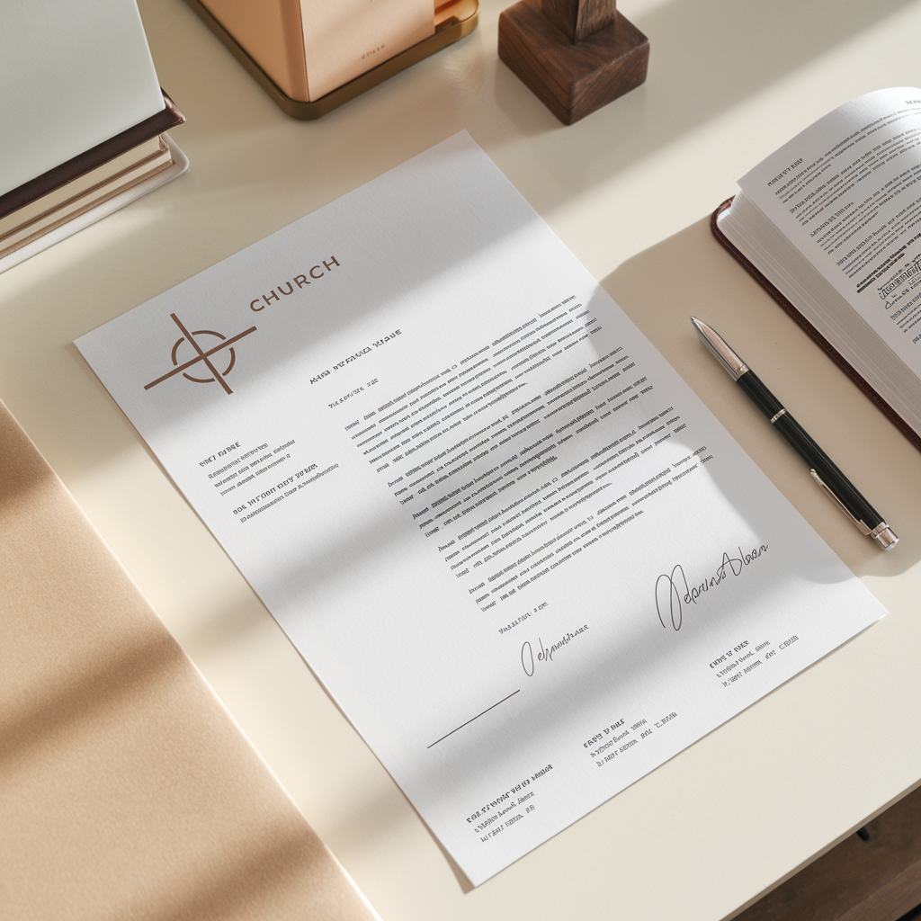 Personalised Church Letterhead: 1000 for $88.31 | BIZAY