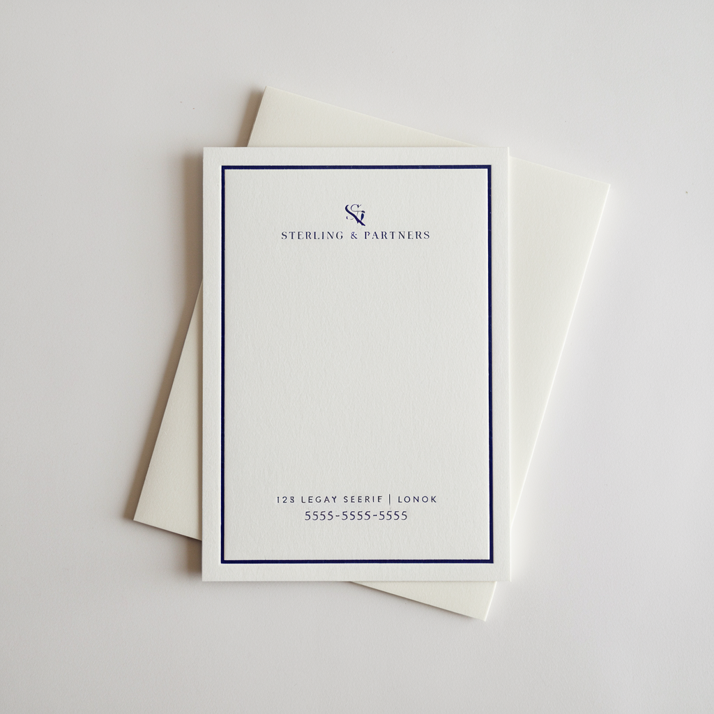 Personalised Correspondence Cards: 100 for $20.47 | 360onlineprint