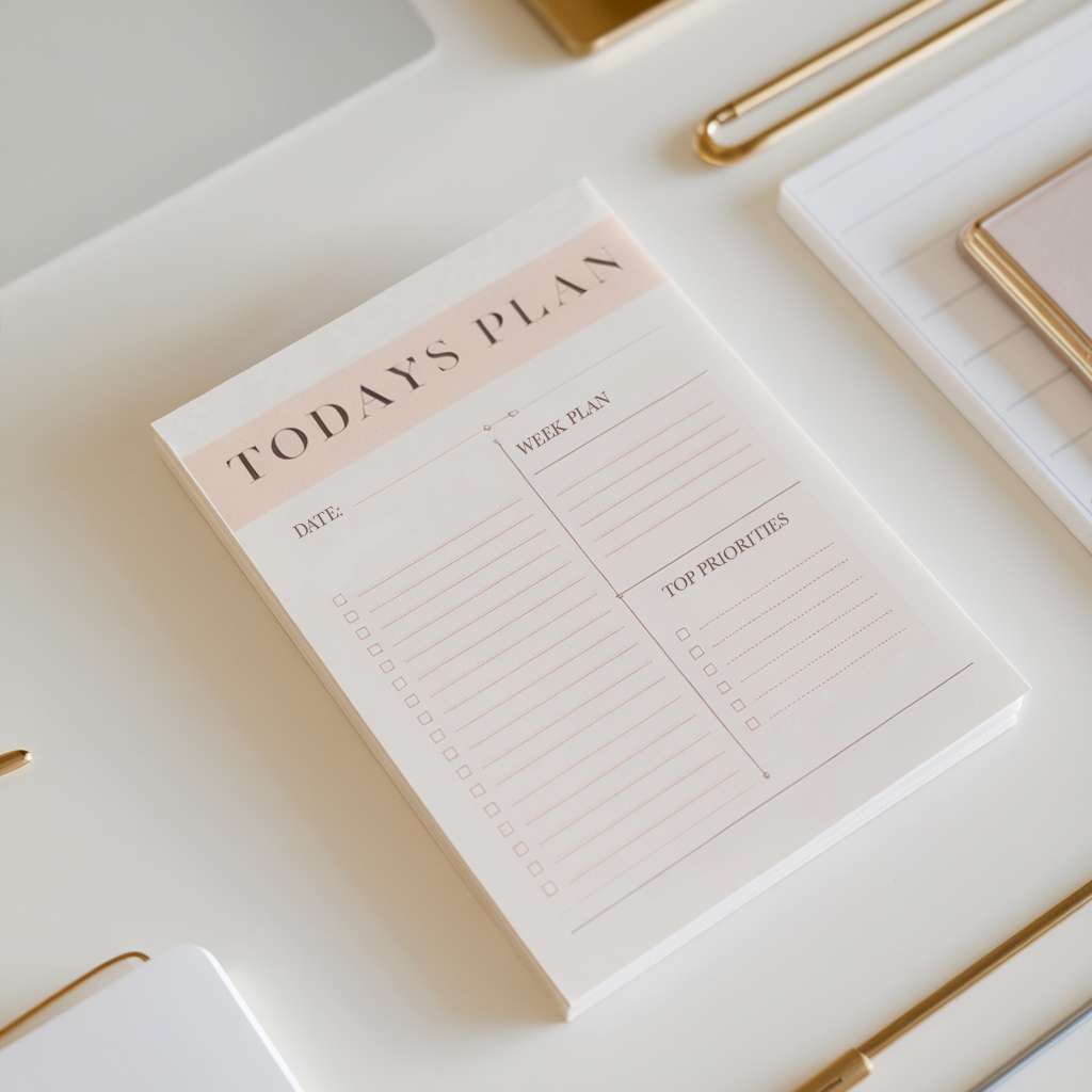 Personalised Daily Planning Notepads: 100 for £64.04 | BIZAY