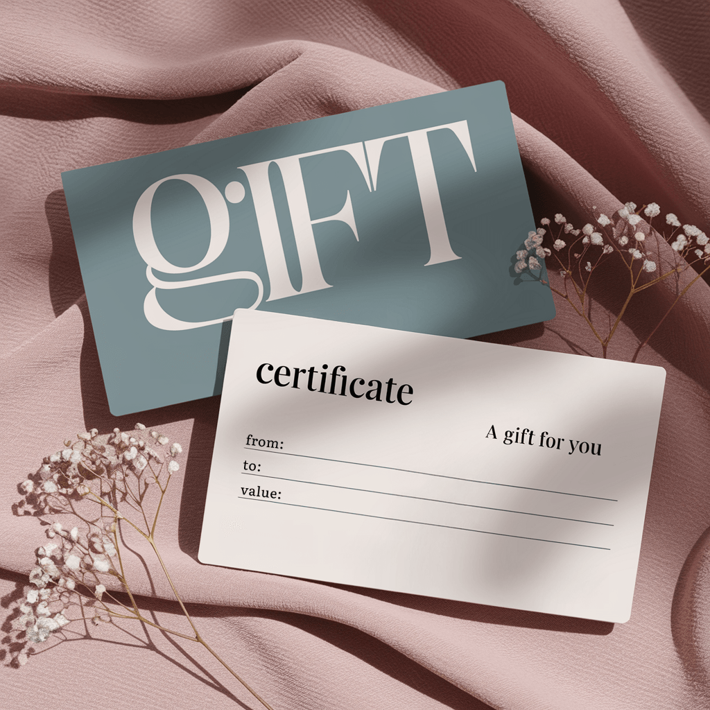 Personalised Double-Sided Gift Certificates: 500 for $92.16 ...