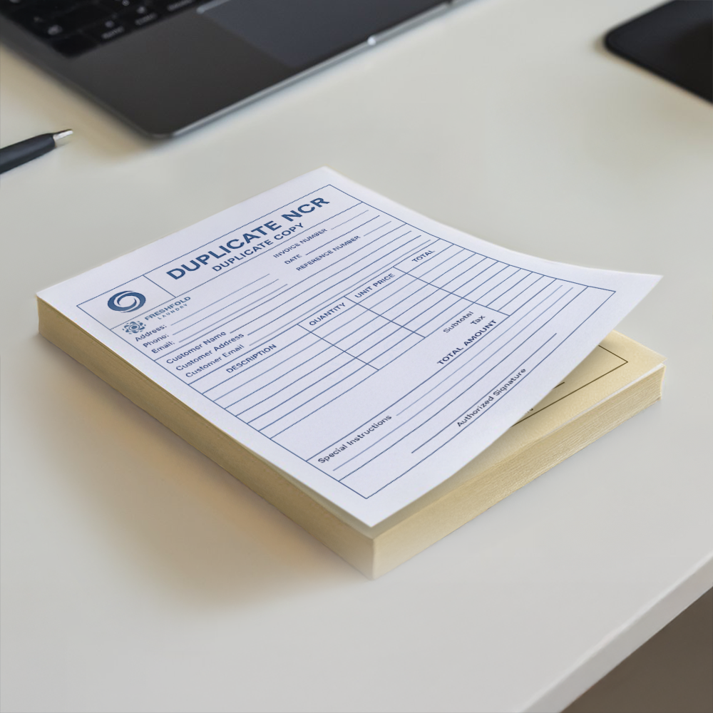 Personalised NCR Duplicate Pads: 25 for £243.99 | BIZAY