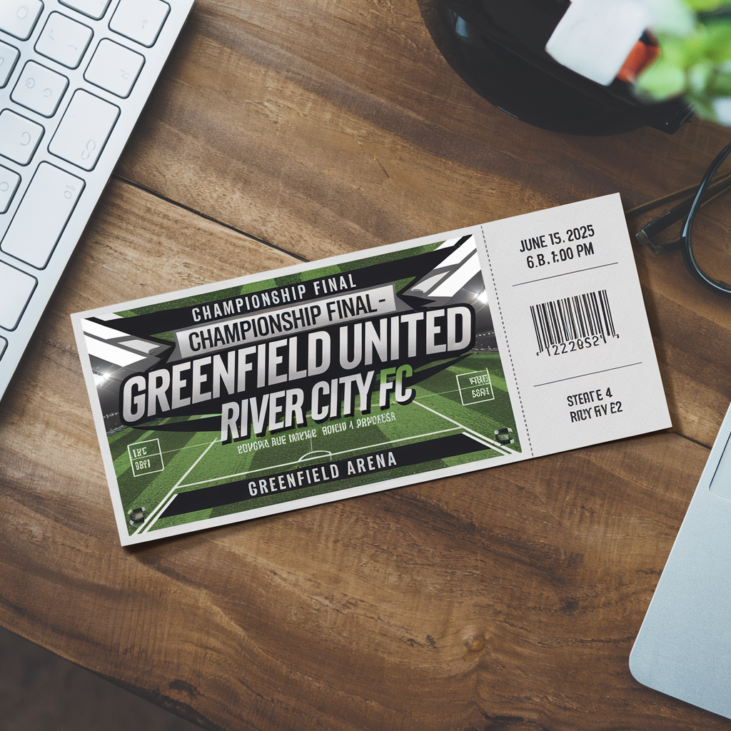 Entradas de Fútbol personalizadas: 500 por 44,25 € | 360imprimir