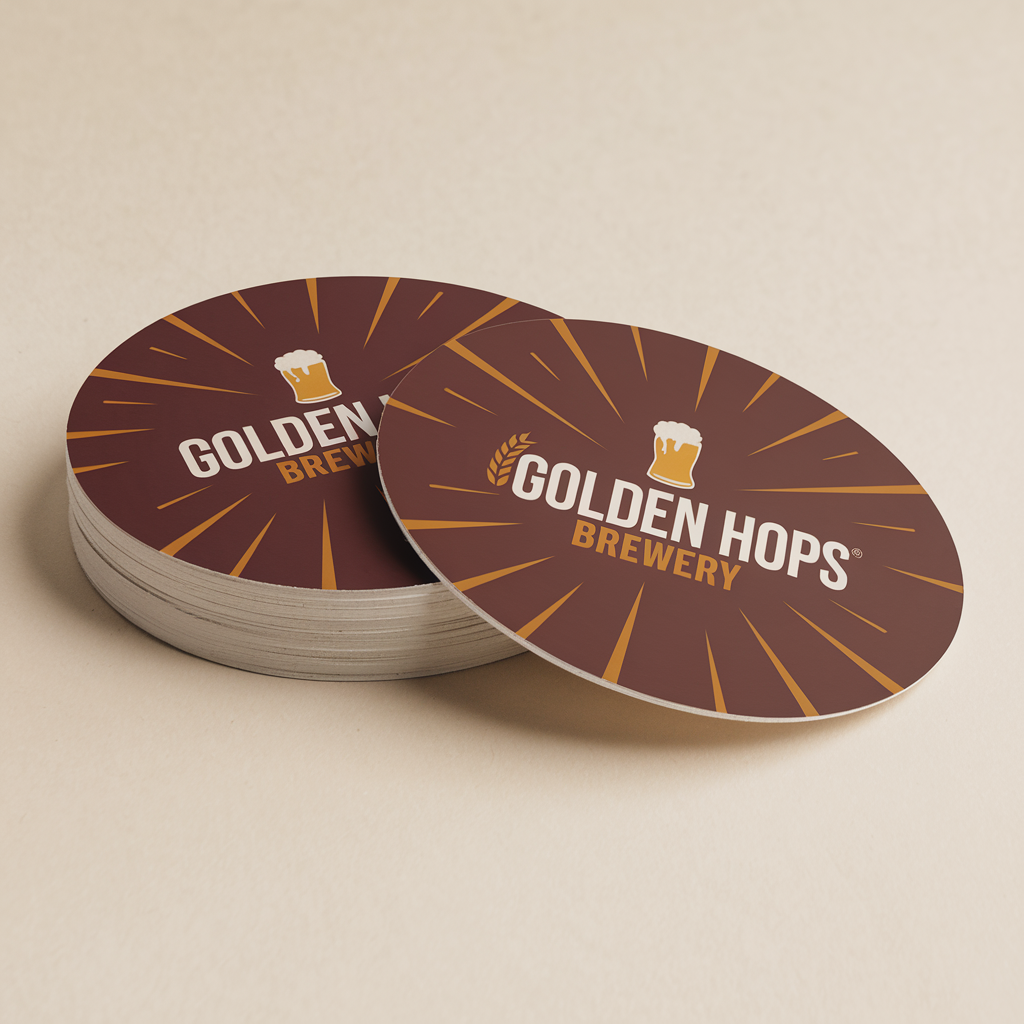 Personalised Logo Coaster: 250 for $28.38 | 360onlineprint
