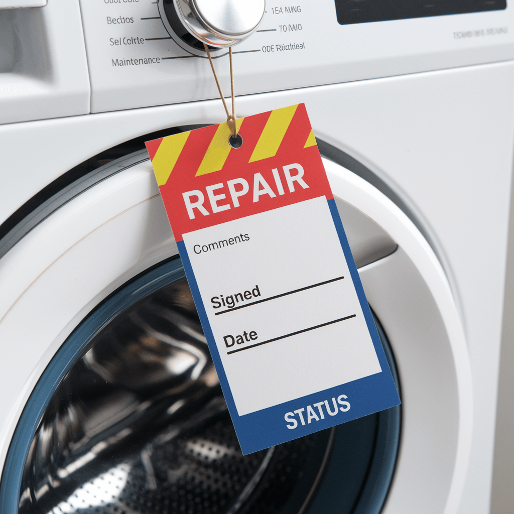 Personalised Maintenance Hang Tags: 500 for $16.51 | 360onlineprint