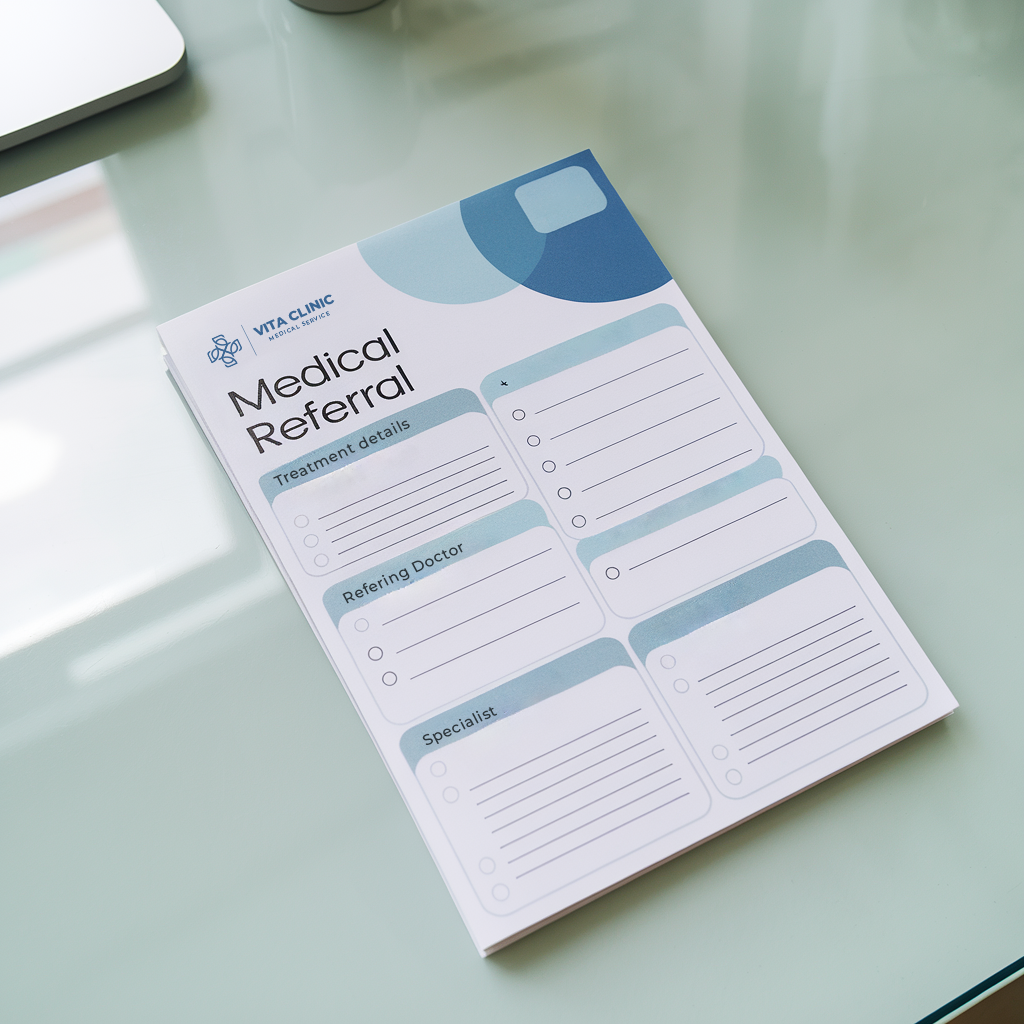 Personalised Medical Referral Pads: 100 for $39.73 | 360onlineprint