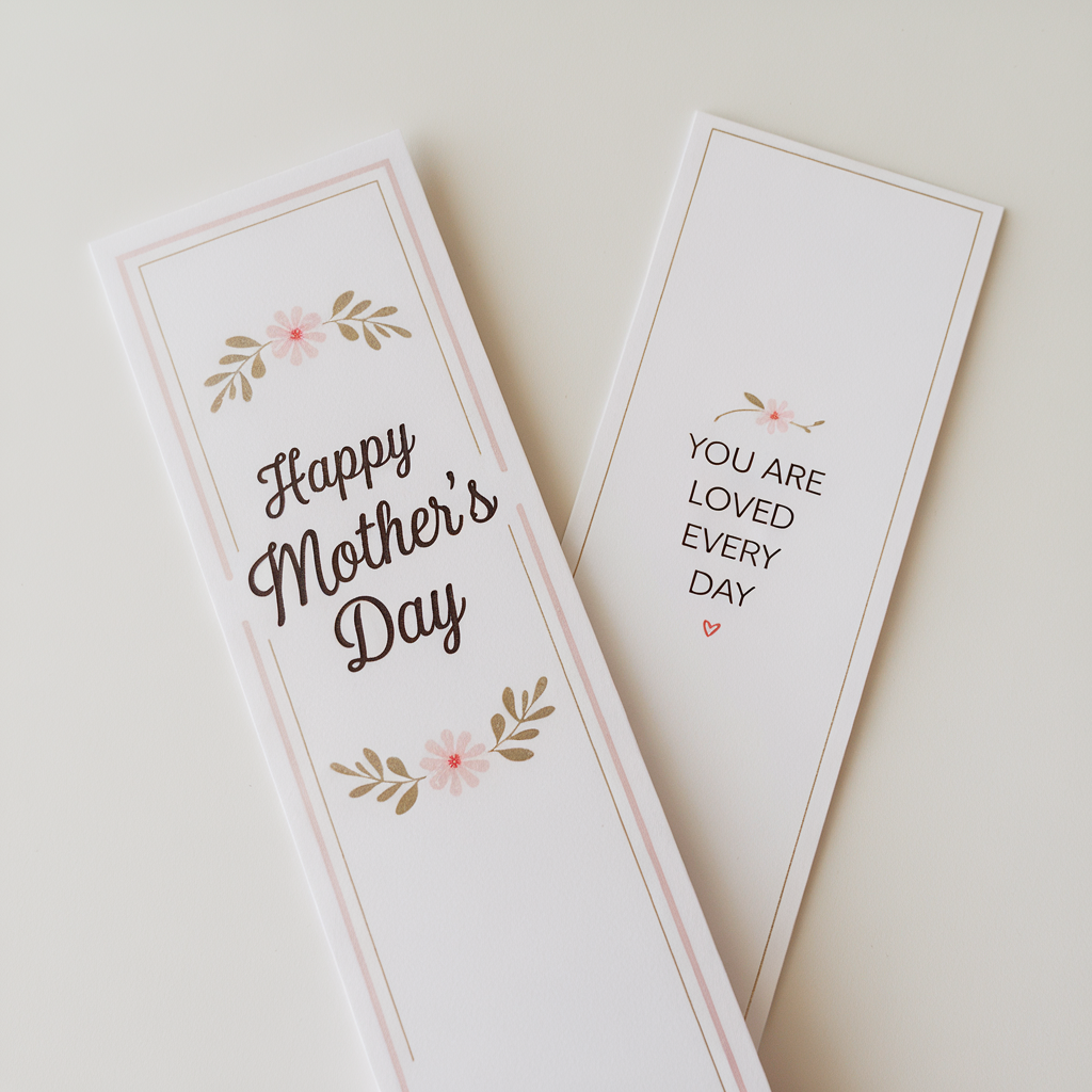 Personalised Mother's Day Bookmark: 100 for $13.75 | 360onlineprint