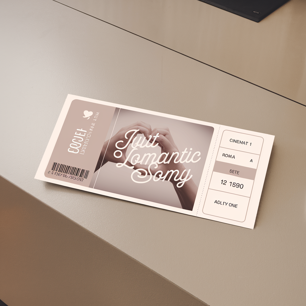 Personalised Movie Tickets: 500 for $62.96 | 360onlineprint