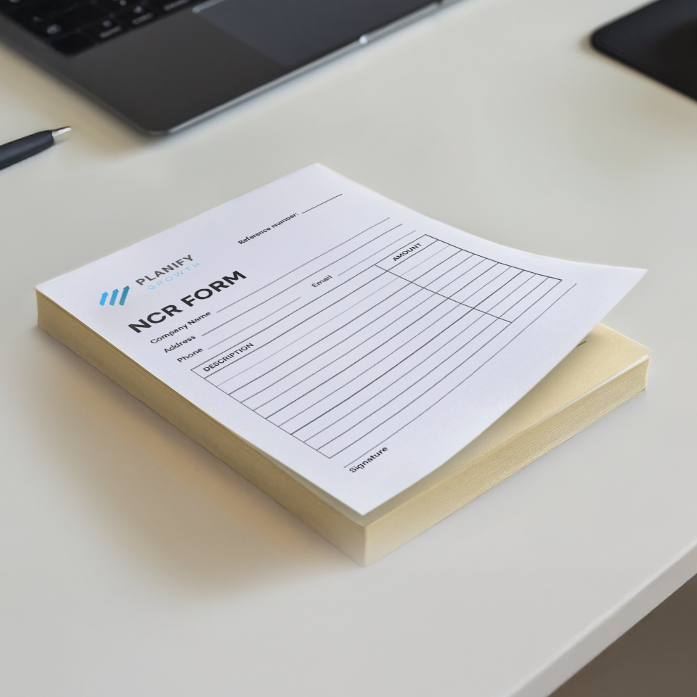 Personalised NCR Pads: 25 for £243.99 | BIZAY