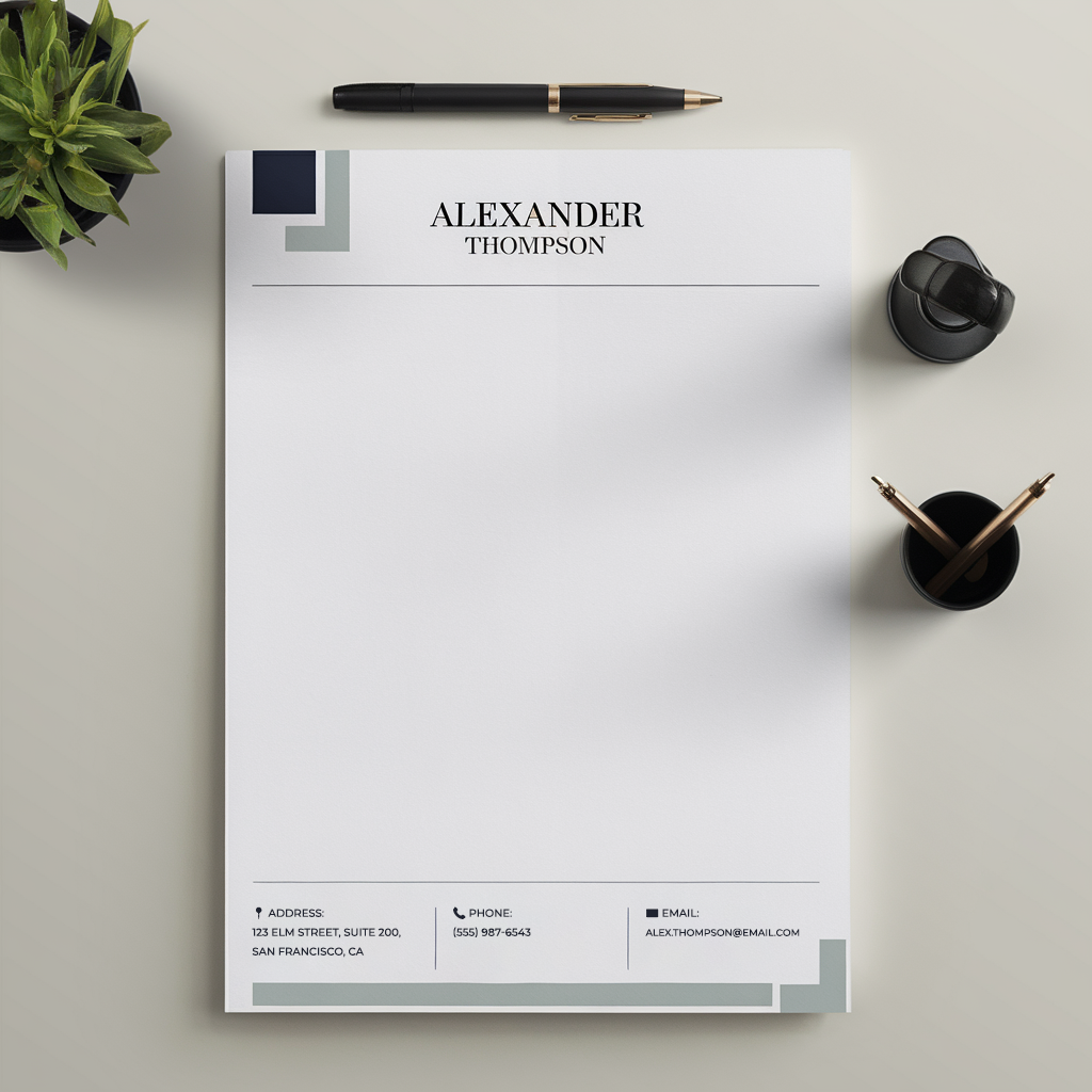 Personalised Personal Letterhead: 1000 for $64.39 | 360onlineprint