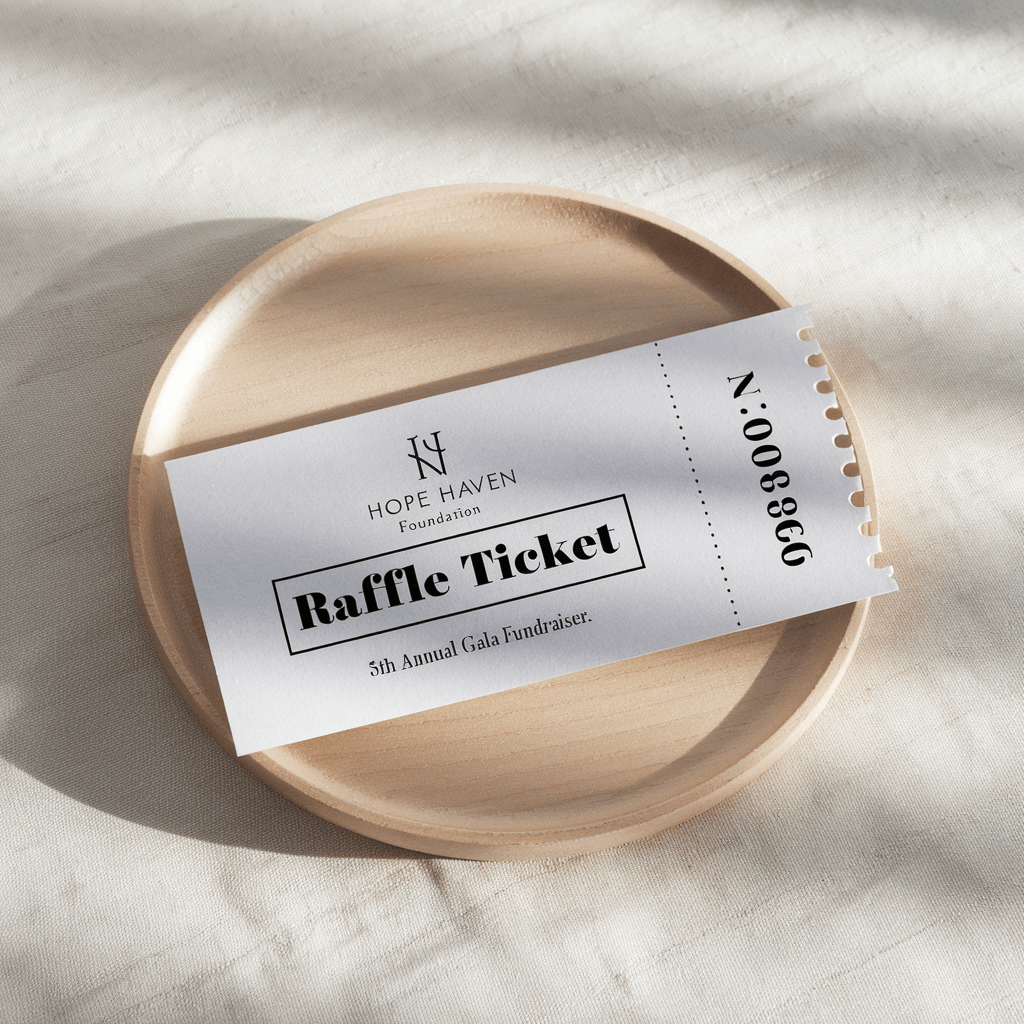 Personalised Raffle Cards: 50 for $128.68 | 360onlineprint