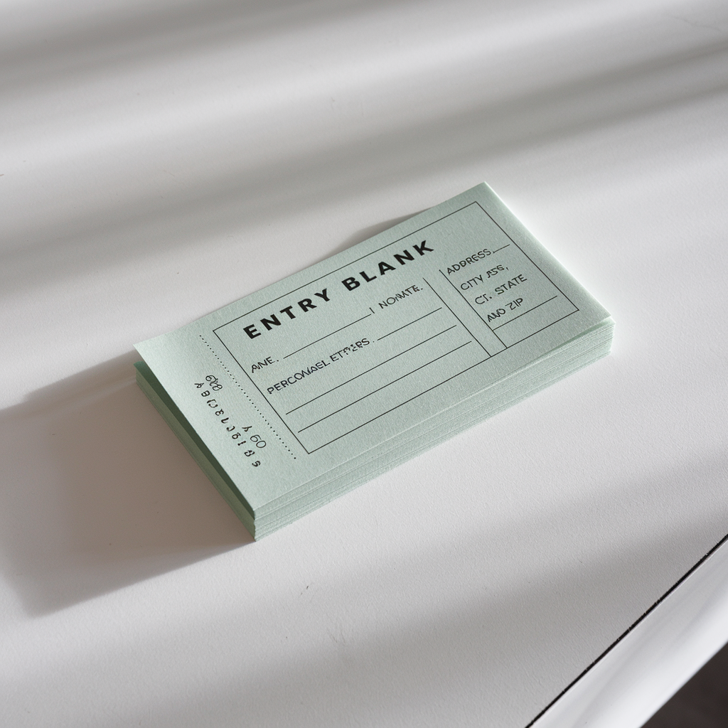 Personalised Raffle Pads: 50 for $128.68 | 360onlineprint