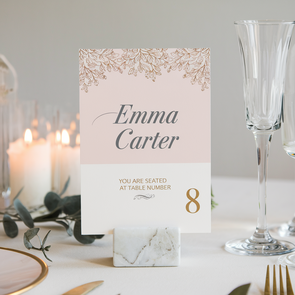 Personalised Table Name Cards: 100 for $20.47 | 360onlineprint