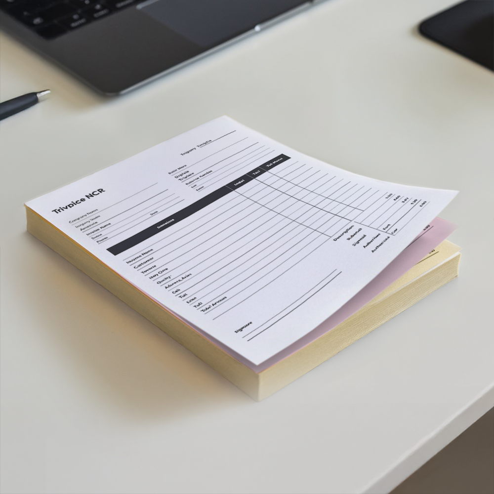 Personalised Carbonless Triplicate Pads: 25 for $240.61 | 360onlineprint