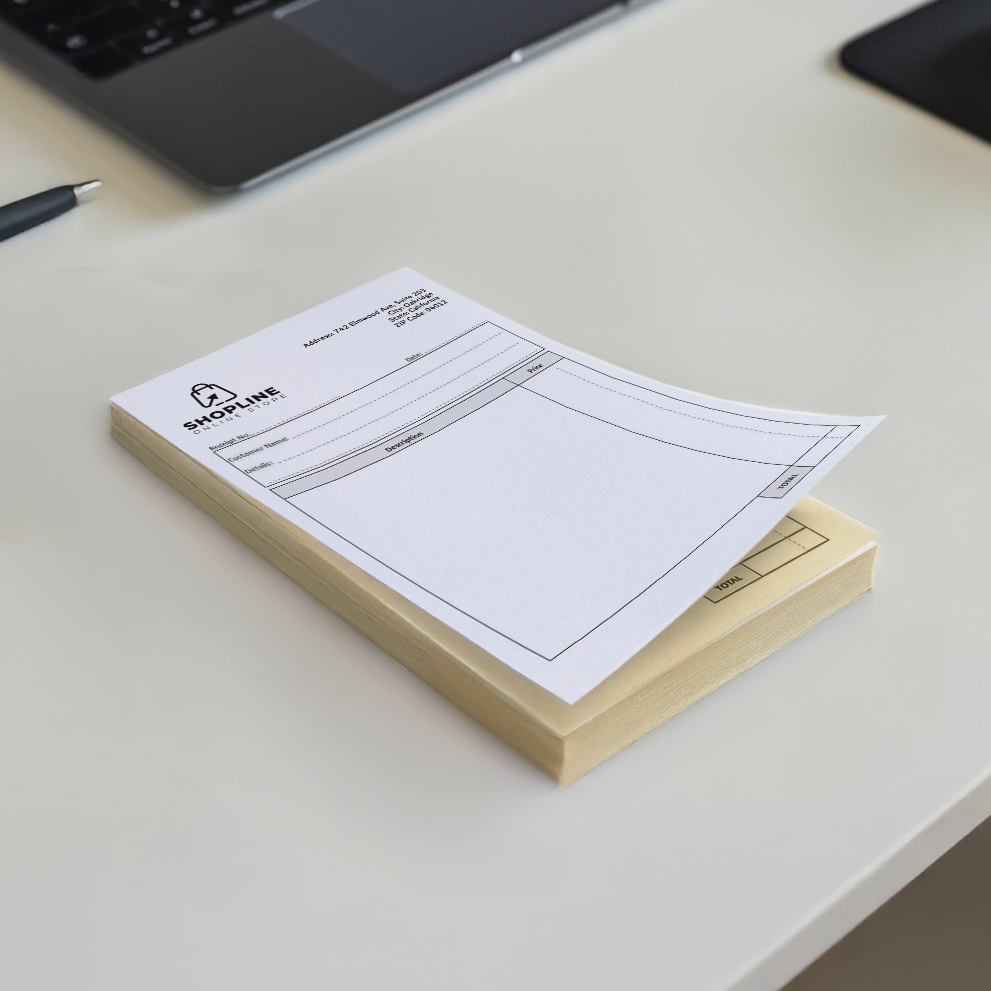 Personalised NCR Receipts Book: 10 for £64.33 | BIZAY