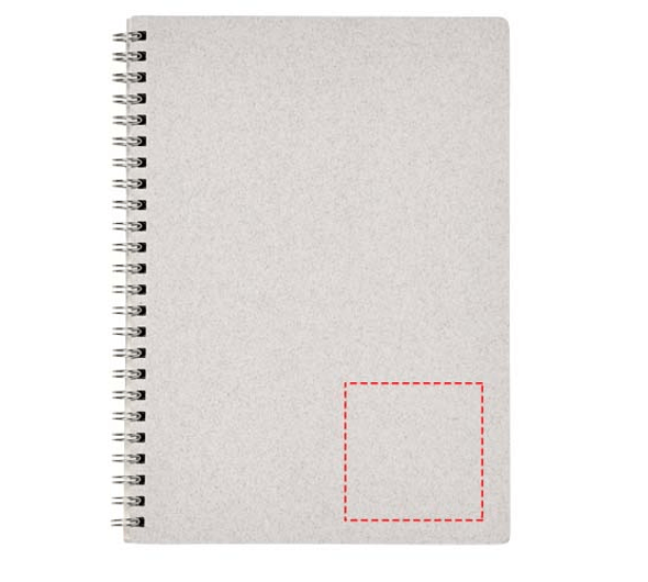 Notepad with rings A5 size - Bianco Personalised | Lowest Prices ...