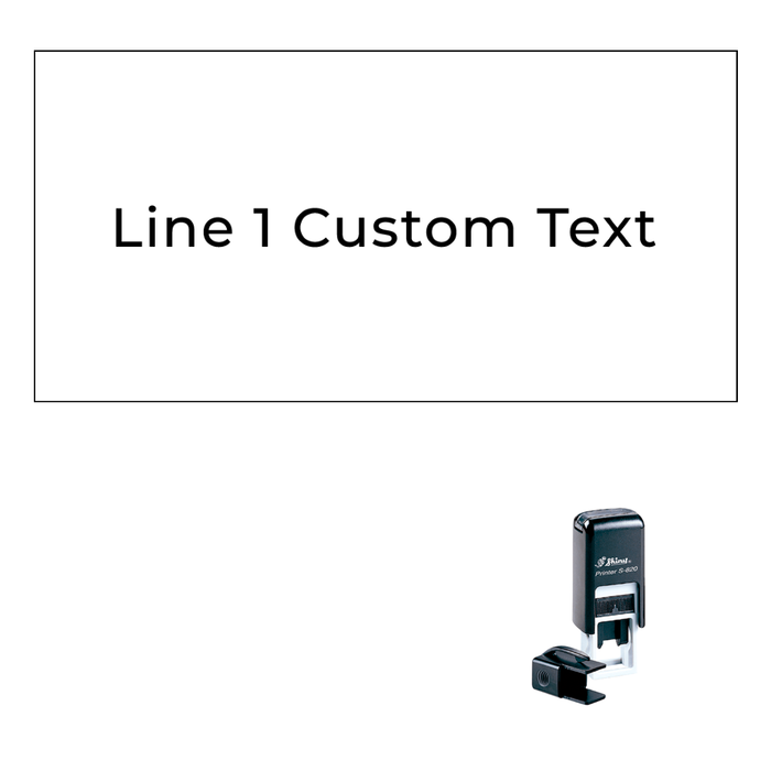 1 Line Stamps Printing | Lowest Prices Guaranteed | BIZAY