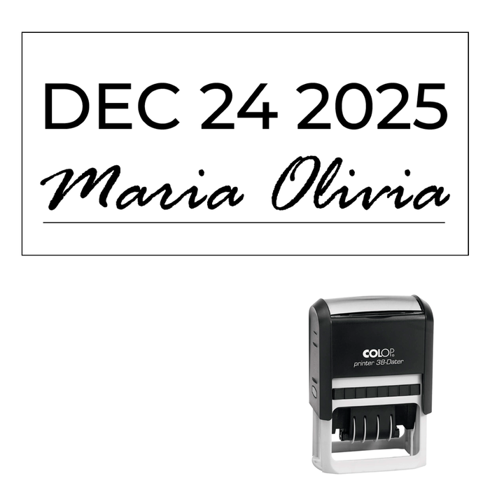 Signature With Date Stamps Printing | Lowest Prices Guaranteed | BIZAY