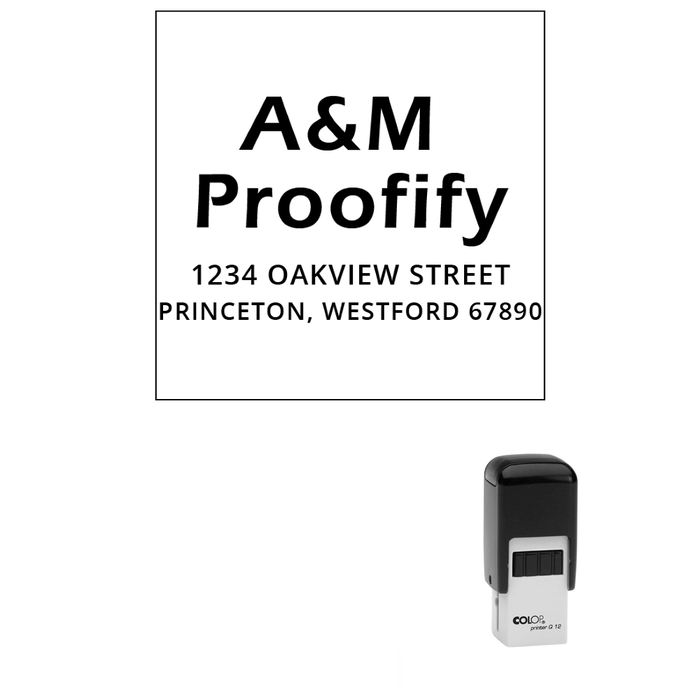 Square Notary Stamps Printing | Lowest Prices Guaranteed | BIZAY