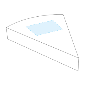 triangle shape pizza box