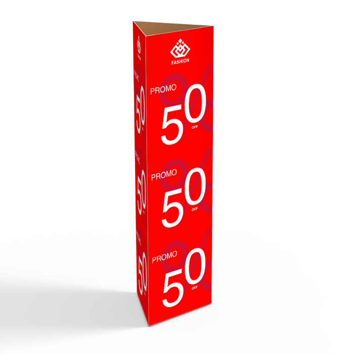 Print 3-sided totem at the best price | 360onlineprint