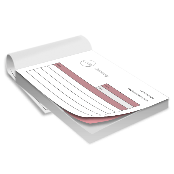 Carbonless Receipts Book Printing | Lowest Prices Guaranteed ...