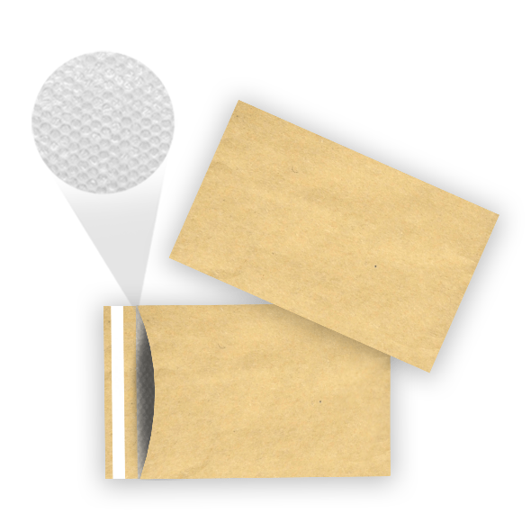 Paper bubble envelope with adhesive closure | 360onlineprint