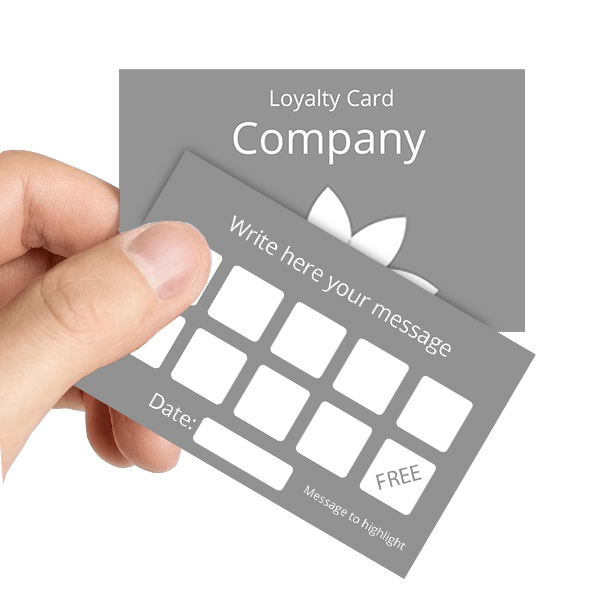 500 Loyalty Cards: £7.88 | Cheap Loyalty Cards Printing | BIZAY