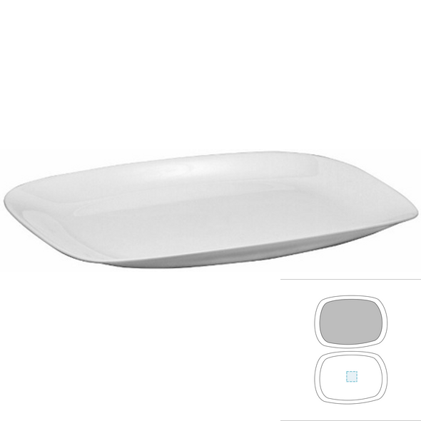 Rectangular glass platter - BORMIOLI ROCCO™ - Parma: 24 for 153,65 ...
