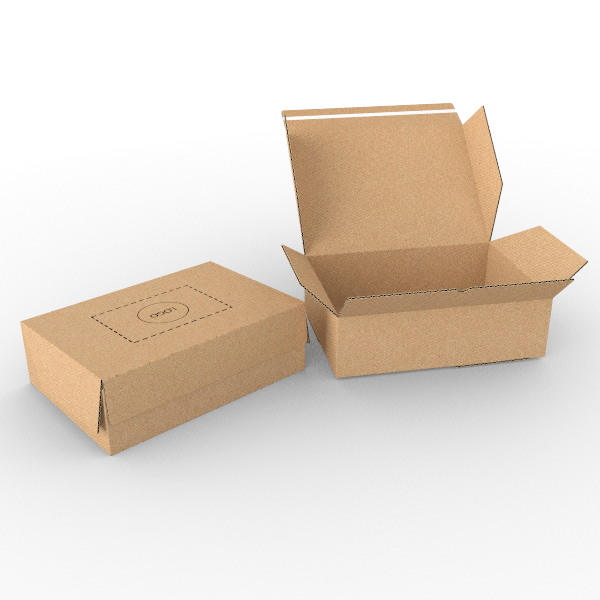Single Wall Cardboard Postal Boxes with Adhesive Lock | BIZAY
