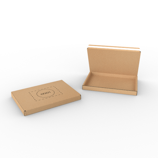 Single Wall Cardboard Postal Boxes with Adhesive Lock for Flat Products ...