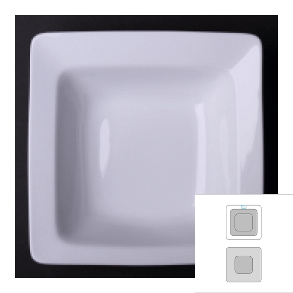 Square ceramic deep dish - Eclipse Personalised | Lowest Prices ...