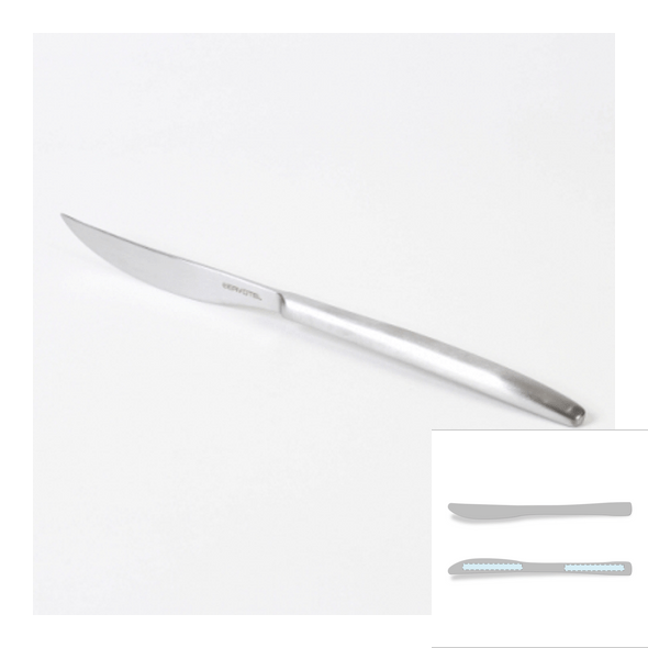 Stainless steel table knife - Vision Escovado Personalised | Lowest ...