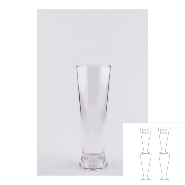 Verre à bière en plastique incassable Personnalisé | Prix le plus bas ...
